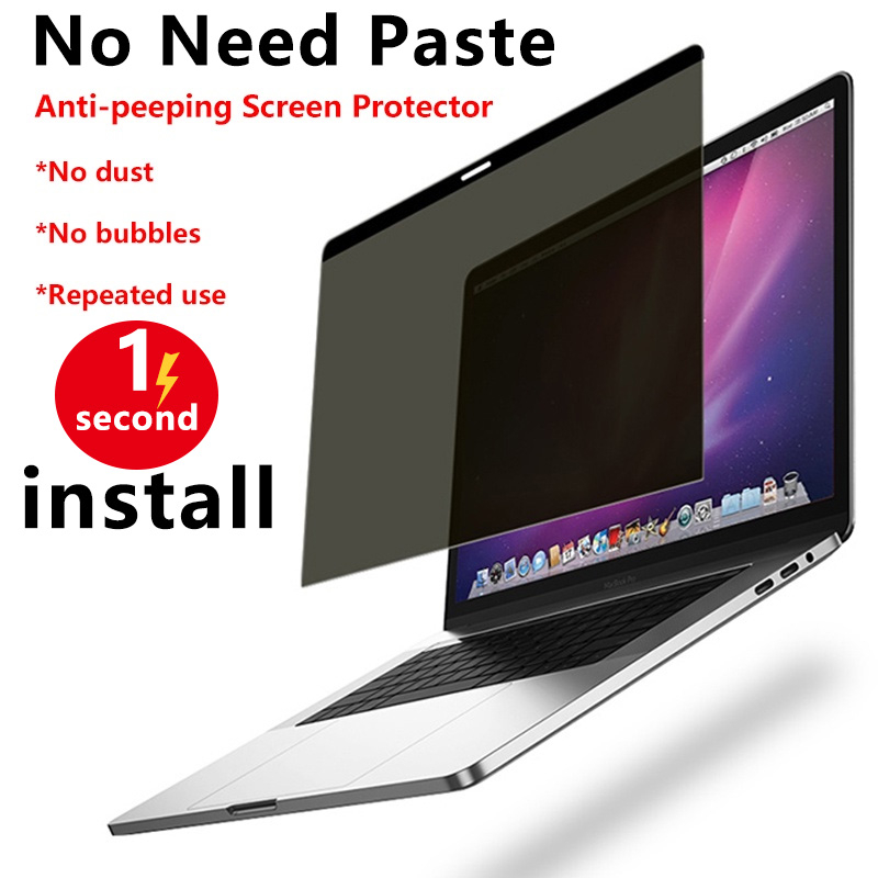 Magnetic attraction privacy Screen protector New for 2024 macbook Pro ...