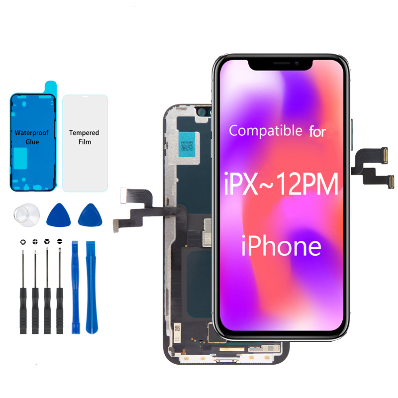 LCD Original OLED / INCELL Display for IP X Xr XS MAX 11 12 Pro MAX LCD ...
