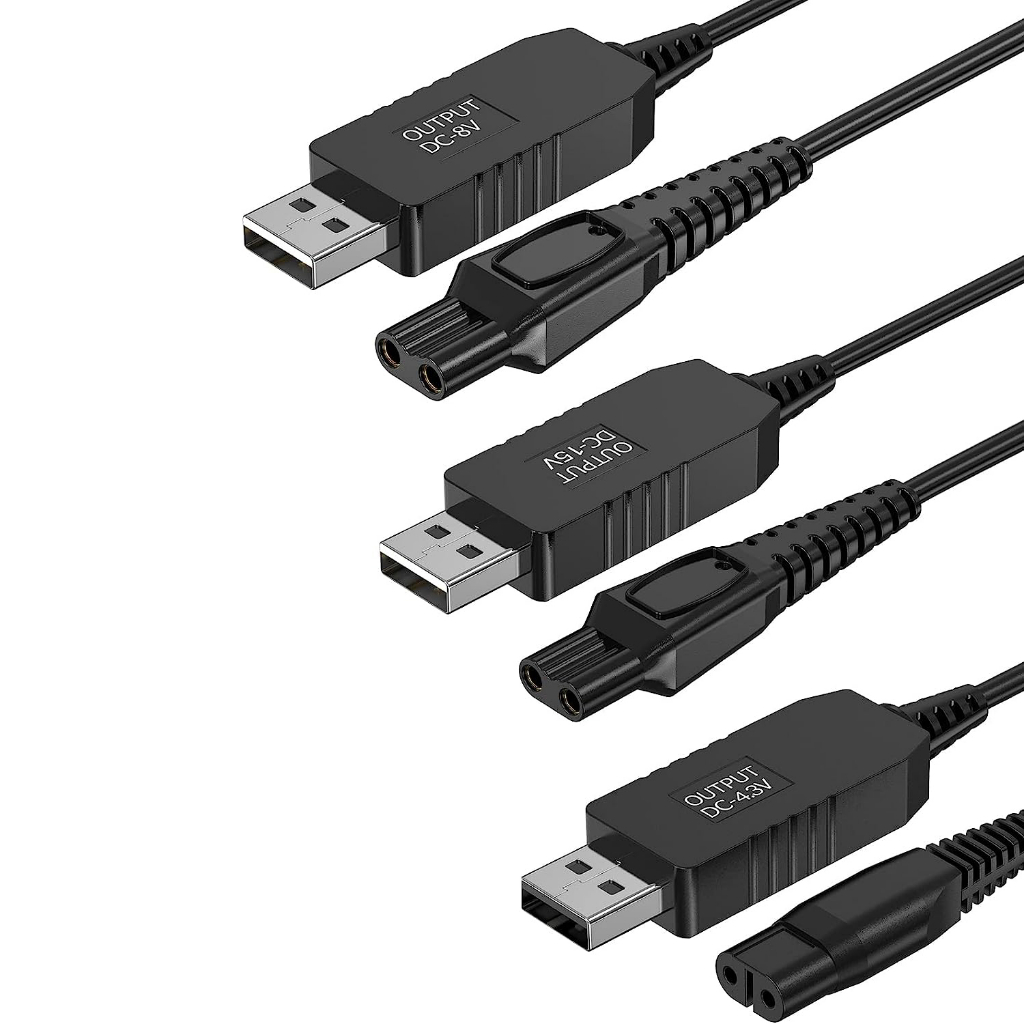 USB Shaver Charger Cable Kit for Philips, Ancable Shaver Charger kit ...