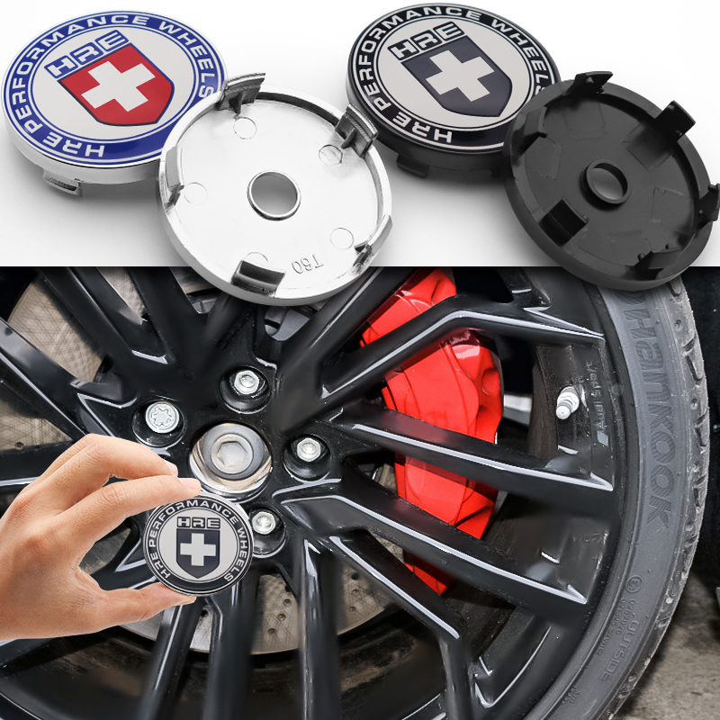 4pcs 60mm HRE Performance Wheels Hub Center Cap Car Tire Center HRE ...