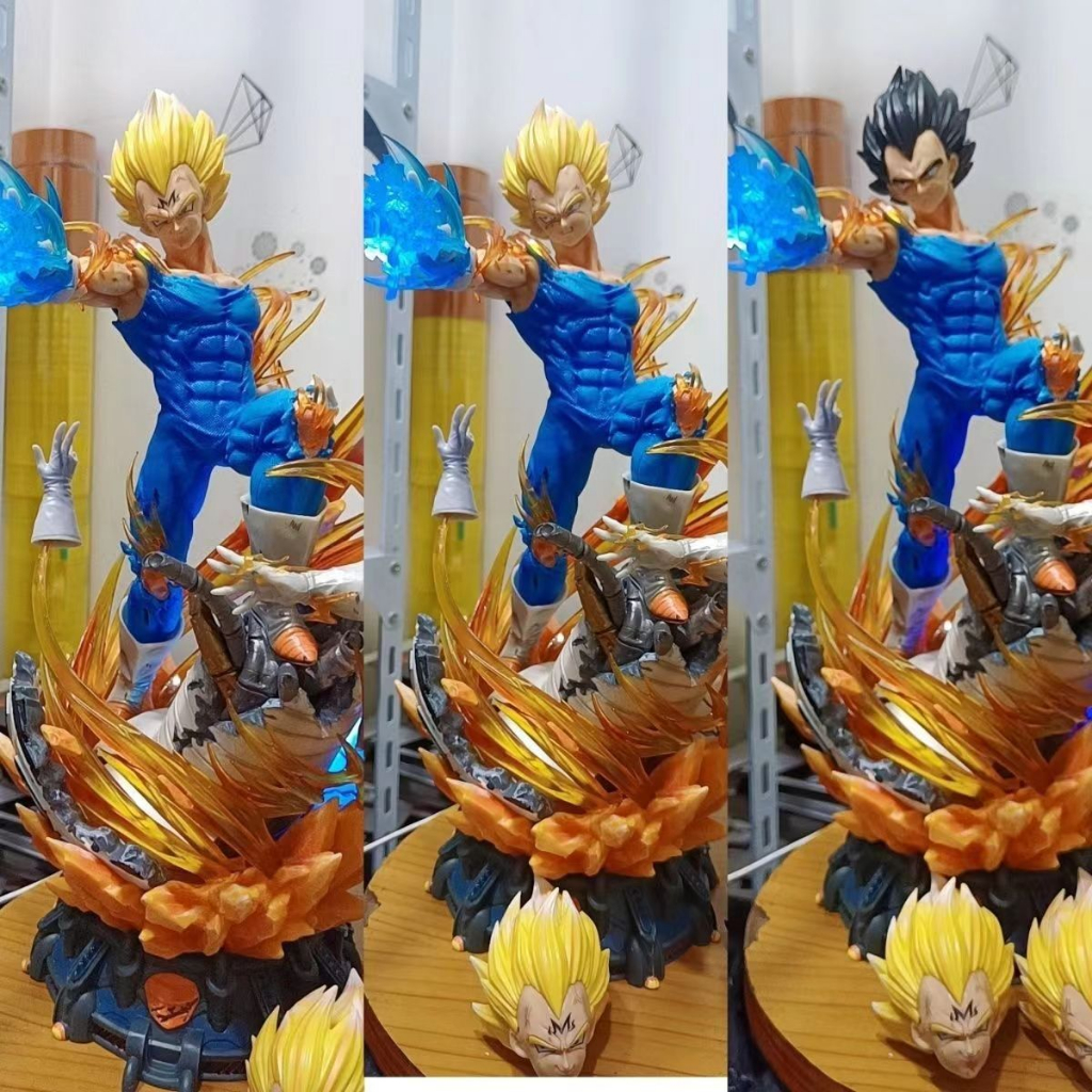 Dragon Ball OverSized Vegeta IV Figure with Led Dragon Ball Super ...