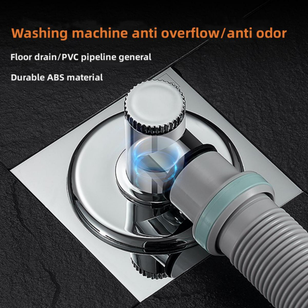 Washing machine floor Floor drain 304 stainless steel deodorant washing ...