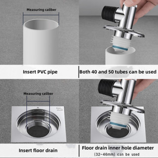 Washing machine floor Floor drain 304 stainless steel deodorant washing ...