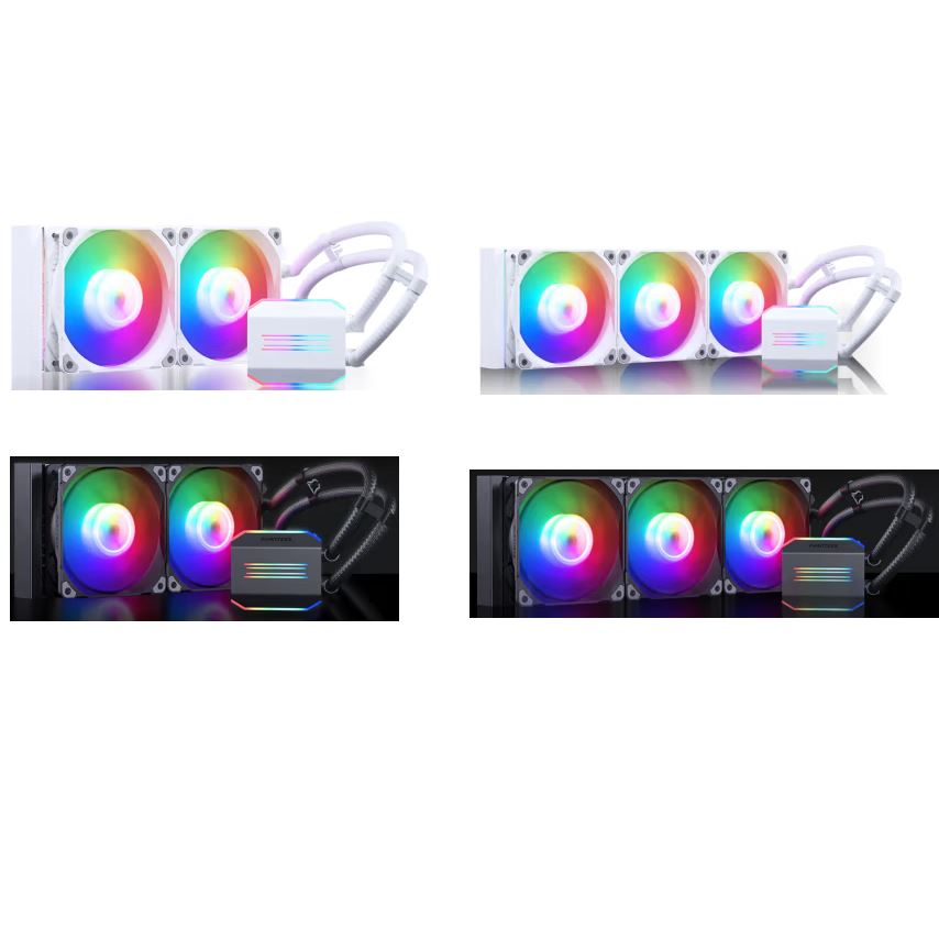 PHANTEKS AIO CPU water cooler GLACIER ONE V2 for LGA1700/1200/115x/20xx ...