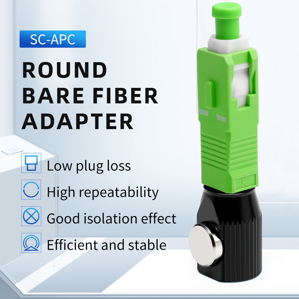 SC -UPC /APC/UPC+APC Round Bare Fiber Temporary splice adapter Test ...