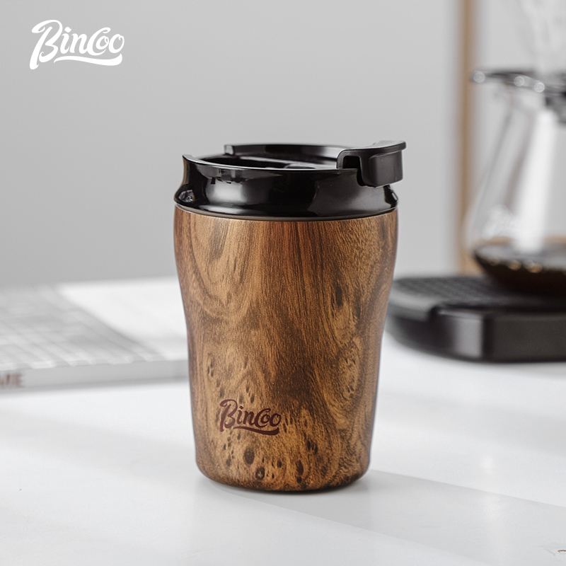 Bincoo Coffee Cup Vacuum Cup Mug Cup Ceramic Inner Liner Retro ...