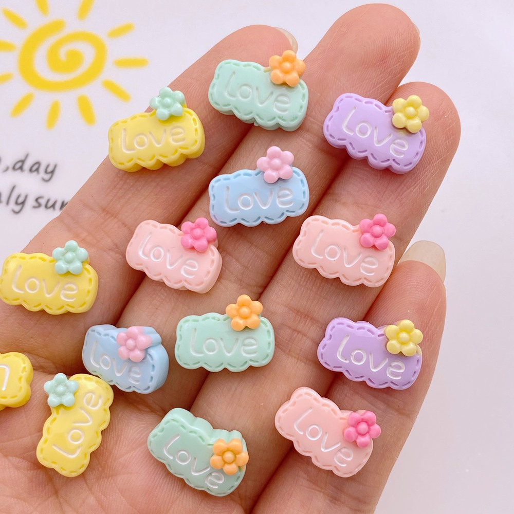 30 Pieces Mini Manicure Mini Manicure Cloud Resin Decoration Crafts ...