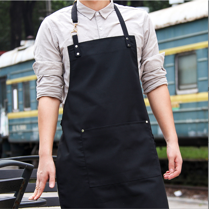 Ready Stock Apron waterproof waiter milk tea shop work apron female ...