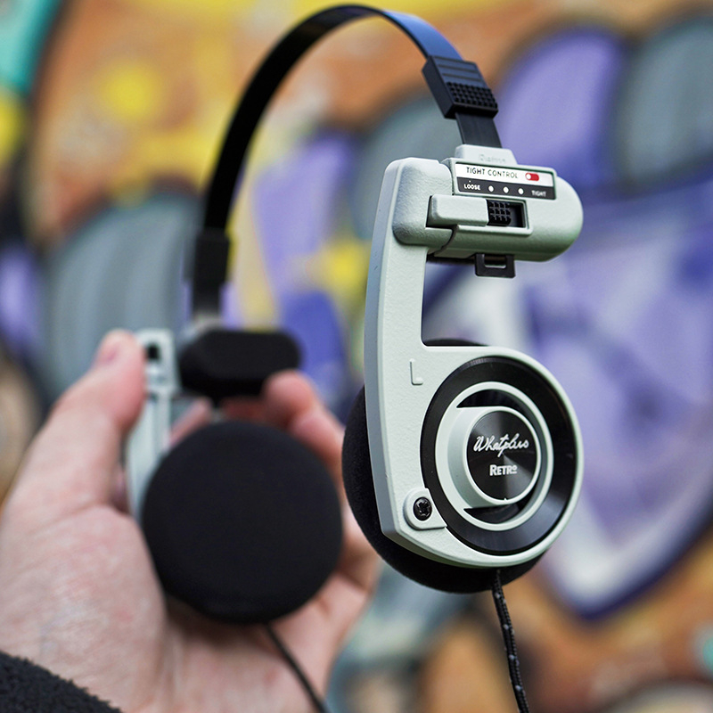 WhatPlus Retro Wireless Headphones Bluetooth 5.2 On-Ear Headphones HIFI ...