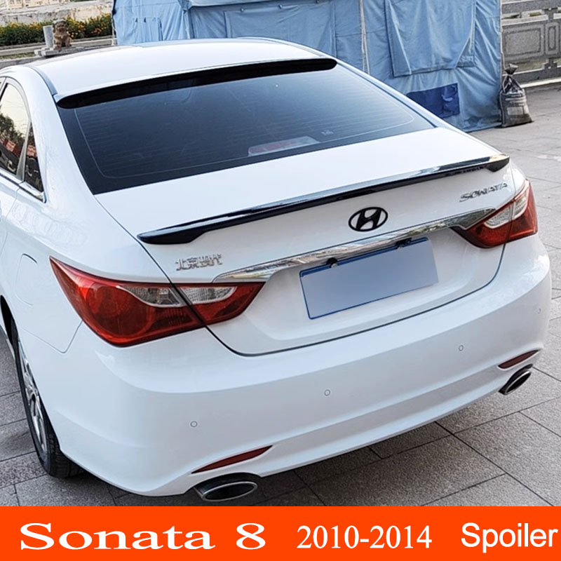 Sonata 8 Sonata 9 ABS Plastic Car Rear Trunk Lip Spoiler Rear Window ...