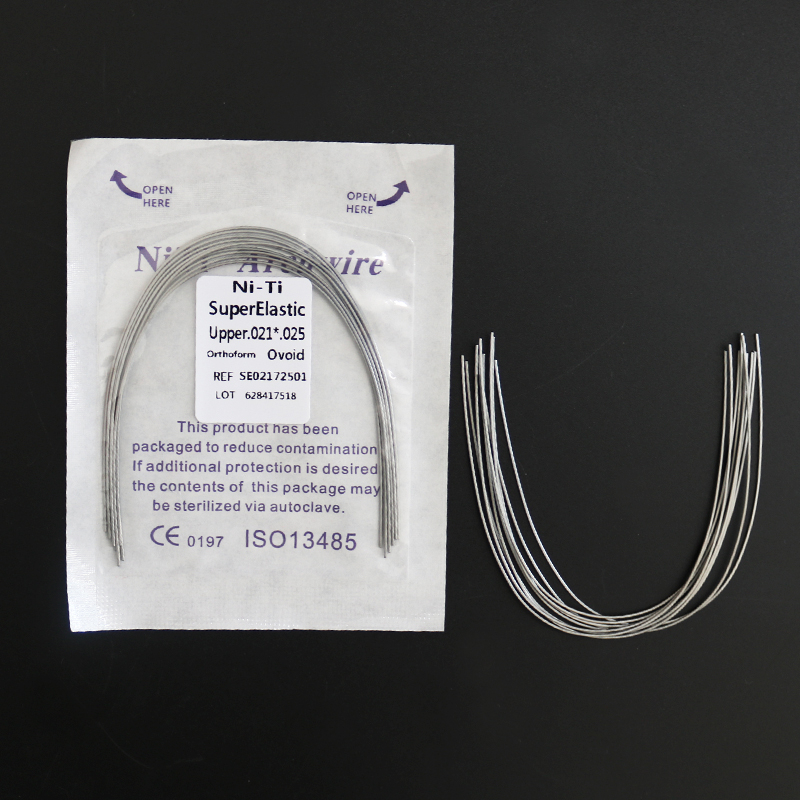 2Packs 20Pcs Dental Orthodontic Super Elastic Niti Ovoid Form Arch Wire ...