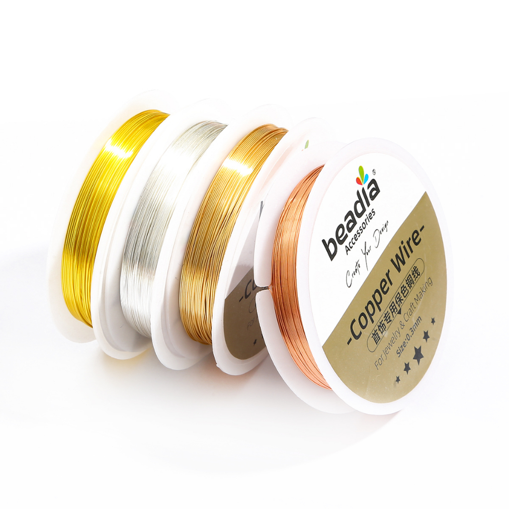 0.3/0.4/0.5/ 0.6/0.7/0.8/1mm Fadeless Copper Wire Thread Metal String ...