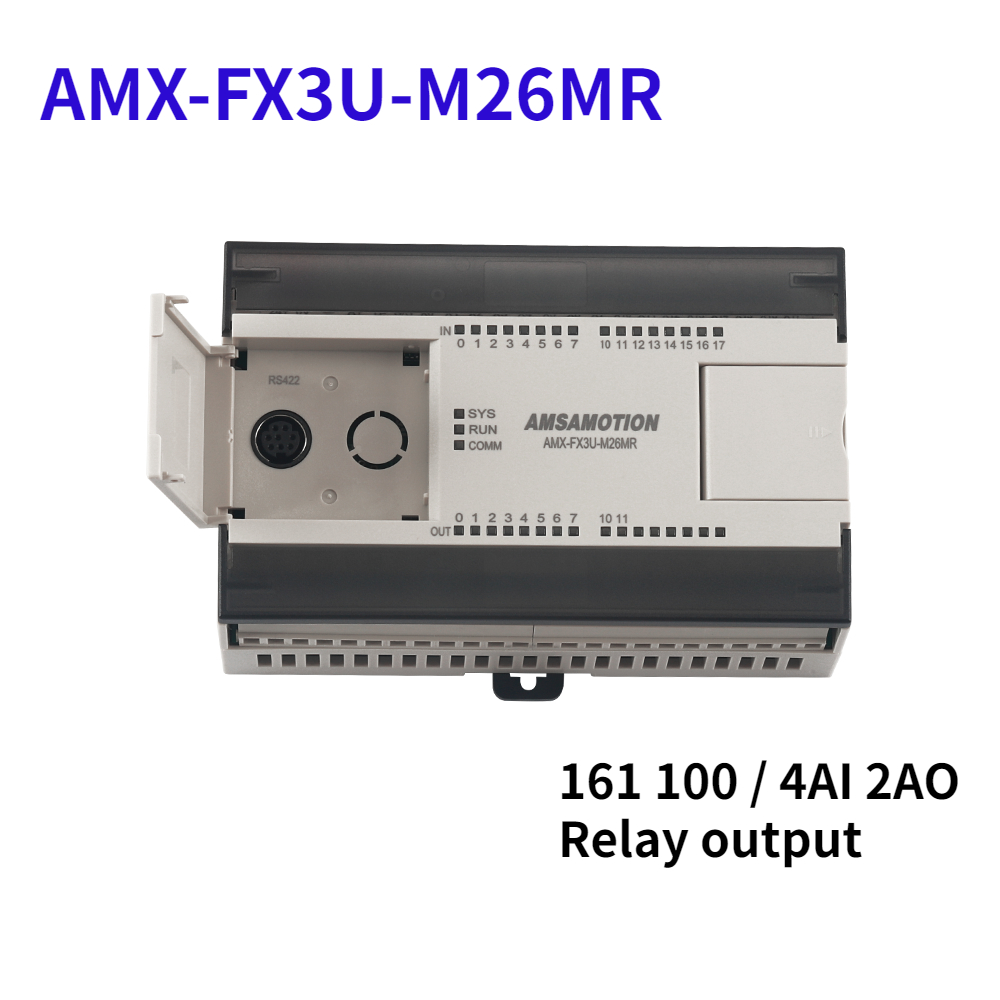 ★Ready Stock★ ♥AMSAMOTION♥ Ethernet Version PLC Compatible with Mitsubishi FX3U Programmable ...