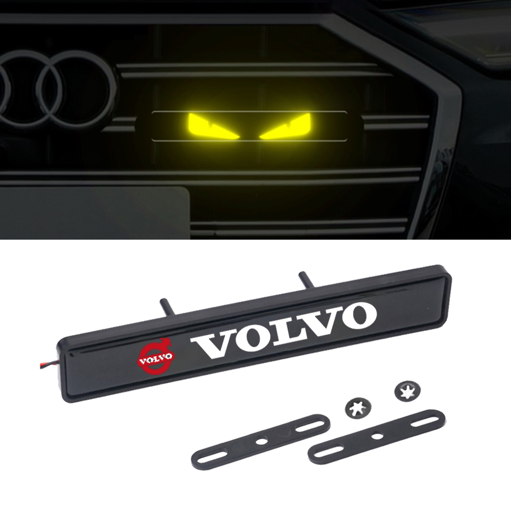 With LED light Car Front Grille Emblem Badge Stickers Suitable For ...