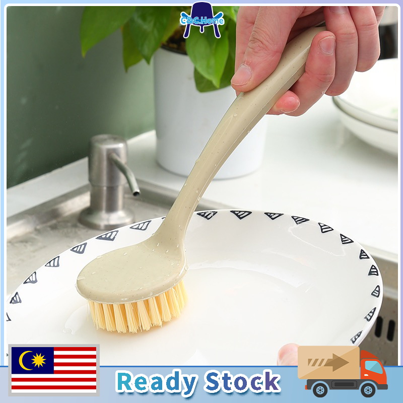 Long Handled Pot Brush For Washing Dishes Fruits And Vegetables ...