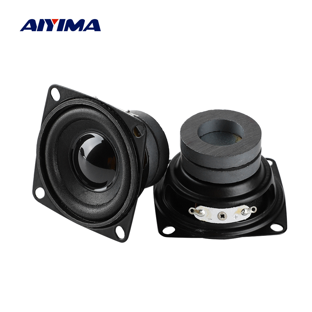 AIYIMA 2Pcs 2 Inch 4/8 Ohm 10W Full RangePortable Speakers Driver Sound Speaker Amplifier Home ...