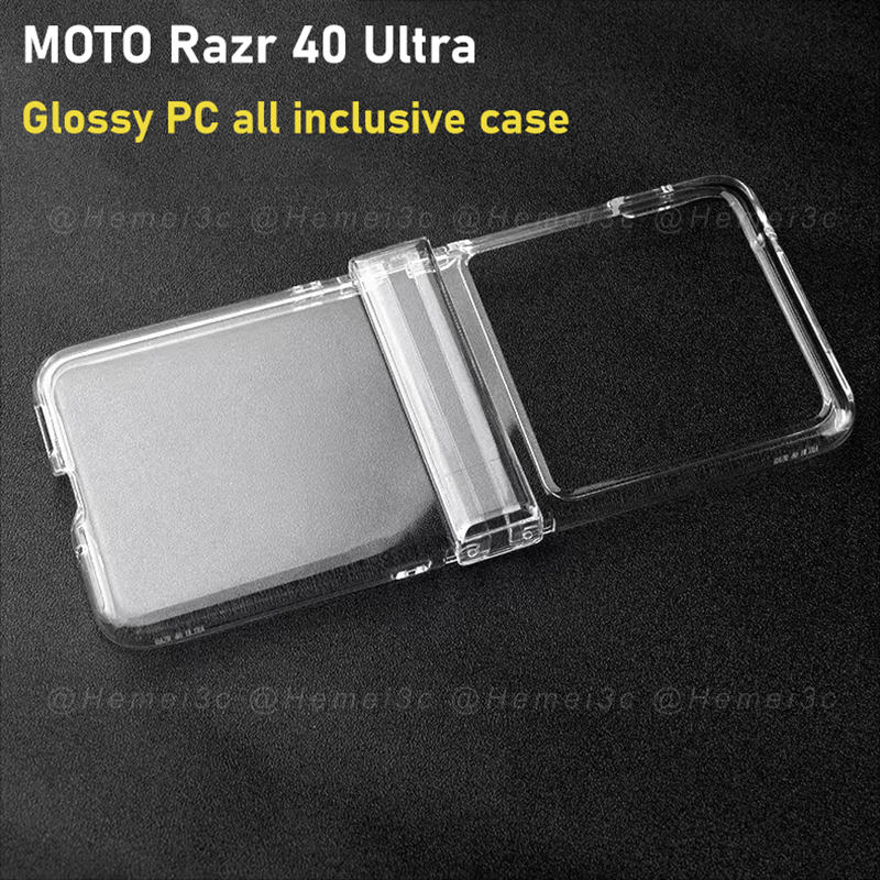 For Motorola Razr 40 Ultra Casing Transparent Hard Acrylic Phone Case ...
