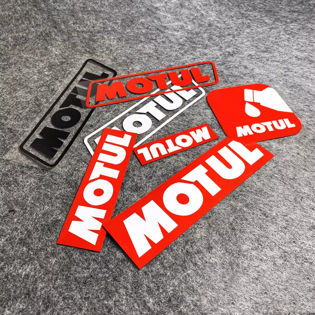 [P-A725] motul Reflective Sticker Front Bumper Surround Sticker Oil ...
