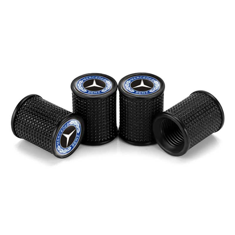 4pcs/set Alloy Car Valve Stem Cap For Mercedes Benz AMG Brabus CARLSSON ...