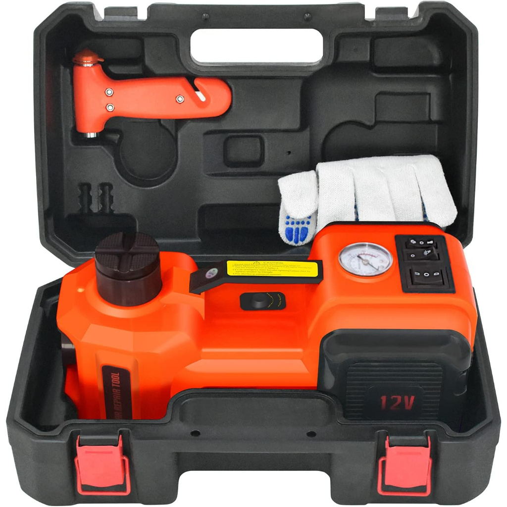 Electric Car Jack Set 5Ton 12V Car Jack Hydraulic (Lifting Range: 6.1 ...