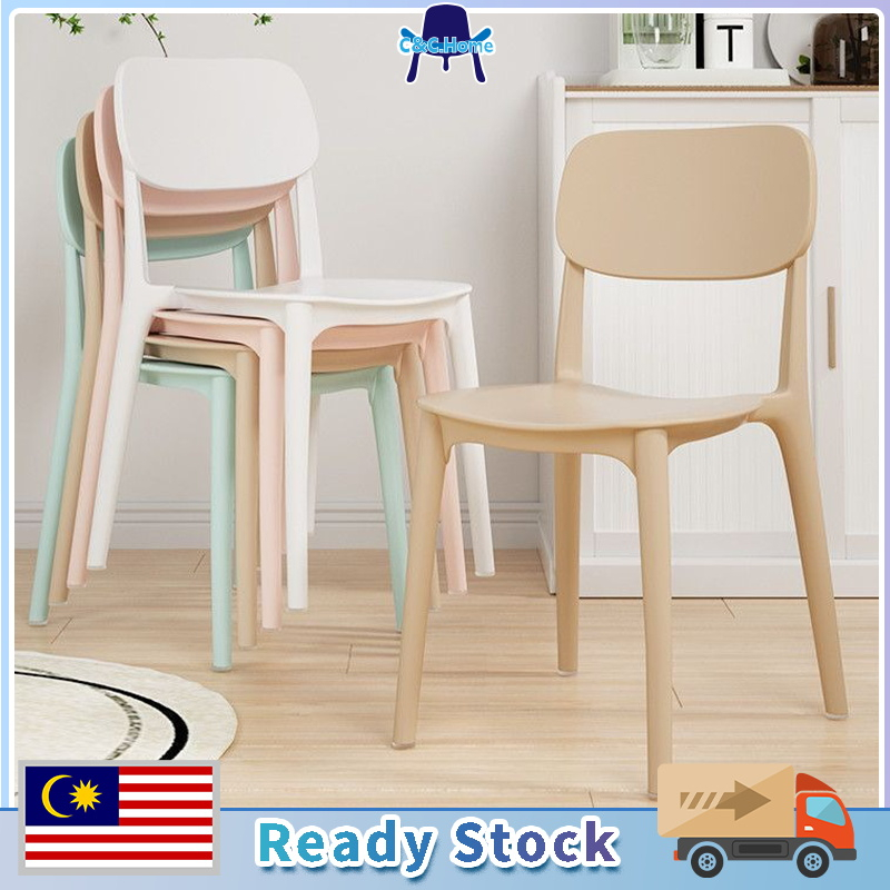 Nordic Candy Chair Plastic Chair Cafe Chair Dining Chair Study Chair ...