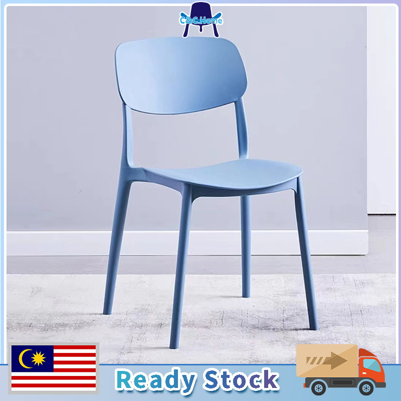 Nordic Candy Chair Plastic Chair Cafe Chair Dining Chair Study Chair ...