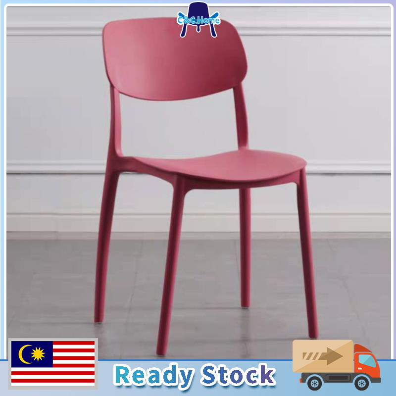 Nordic Candy Chair Plastic Chair Cafe Chair Dining Chair Study Chair ...