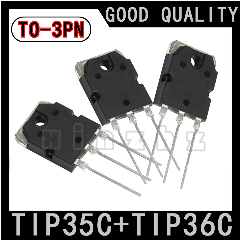 TIP35C TIP36C Triode Packaging TO-3PN High Power Amplifier Transistor Audio Dedicated Paired ...