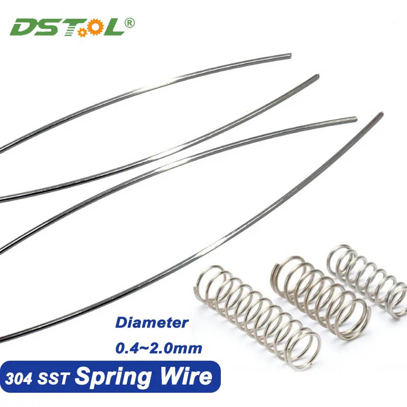 304 Stainless Steel Spring Wire Diameter 0.4mm 0.5mm 0.6mm 0.7mm 0.8mm ...