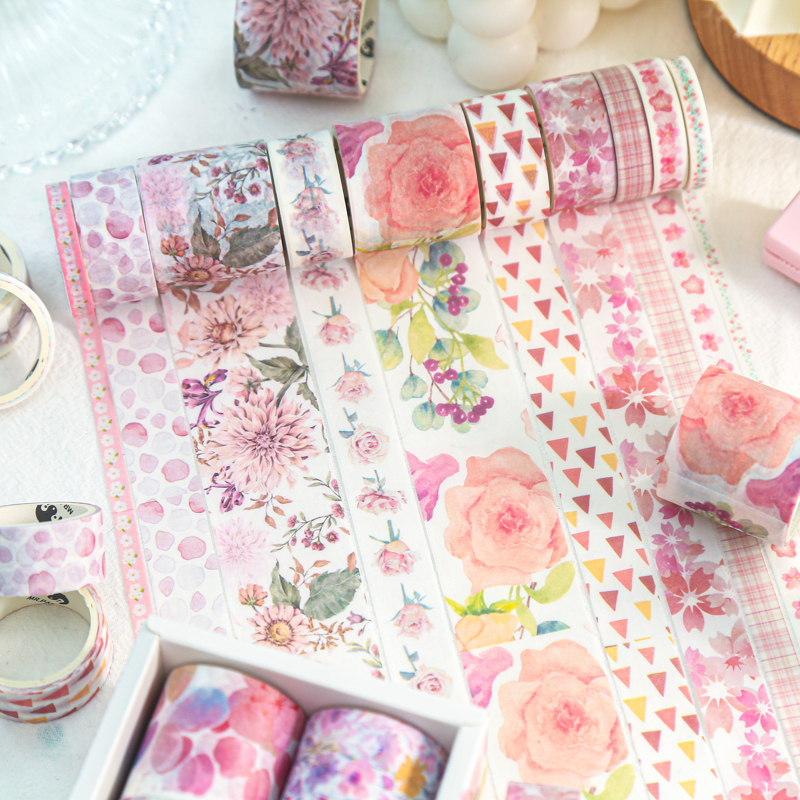 Mr. Paper 10 volumes/box washi tape Little fresh INS wind Literary ...