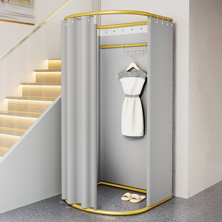 Clothing Store Mobile Fitting Room With Track Photo Studio Portable ...