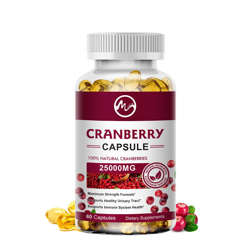 Minch Organic Cranberry Extract Capsule 25000mg Supports Urinary System ...