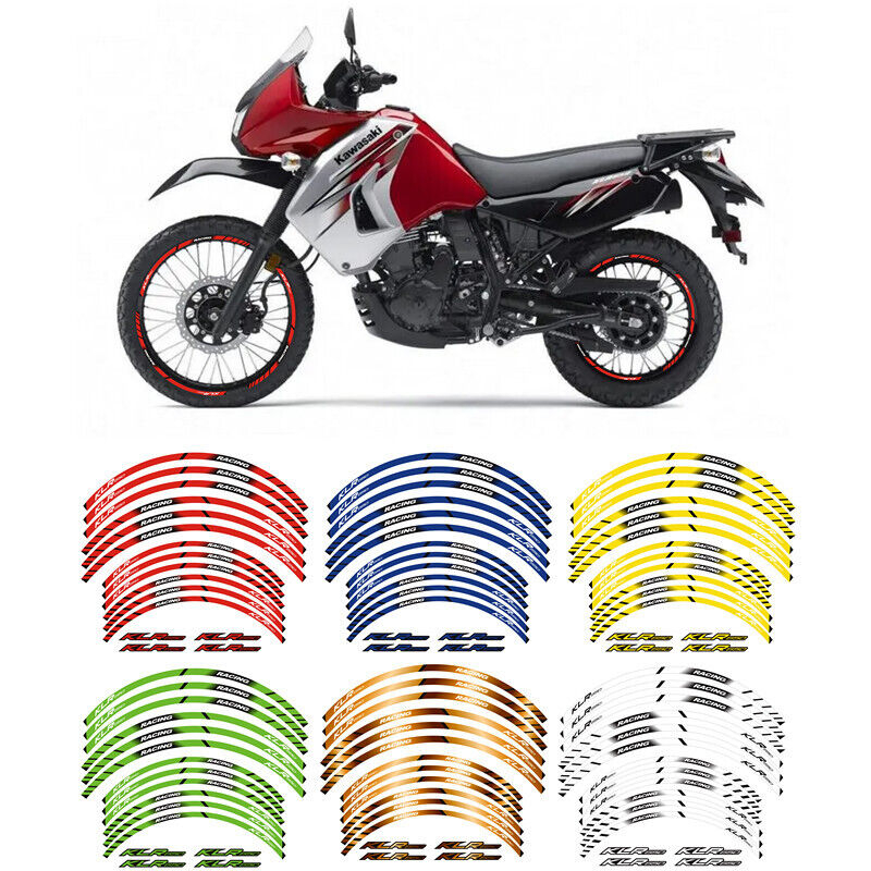 For Kawasaki Klr650 1987-2020 2021 2022 2023 Reflective 21 17 Inch 