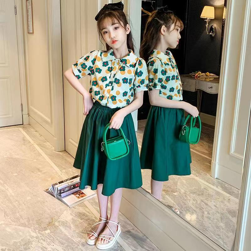 Lemon-Tree Girls' Skirt Set For 2-15Y Summer Fashion New Cuhk Children ...