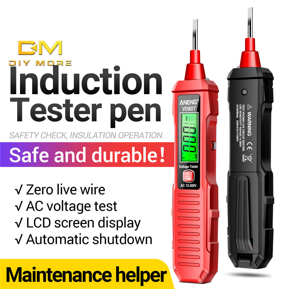 DIYMORE VD807 Measuring range 12-300V Intelligent induction digital ... DIYMORE VD807 Measuring range 12-300V Intelligent induction digital ...