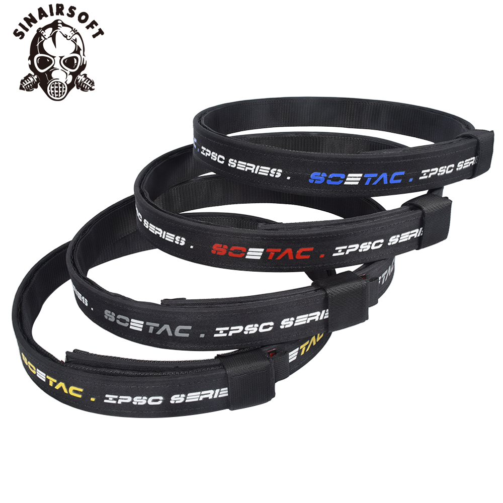 SINAIRSOFT IPSC Tactical Double Layer Special Belt Outdoor Nylon Smooth ...