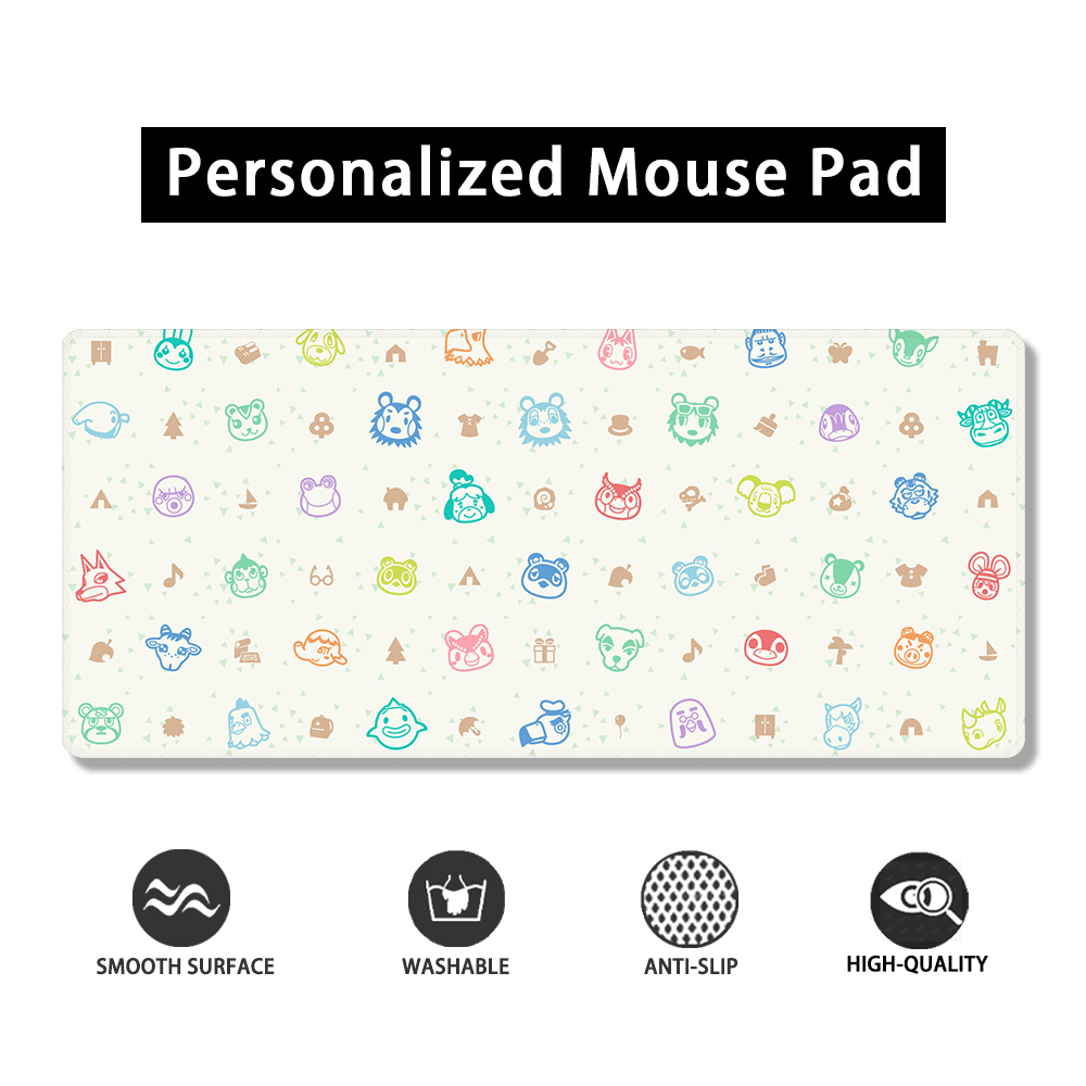 Mouse pad Nintendo Animal crossing Extended mousepad Waterproof Non ...