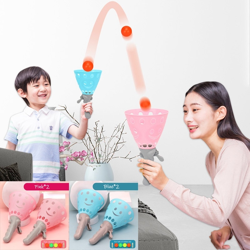 Children's Sports Fun Toys Catapult Ball Outdoor Parent-child Double ...