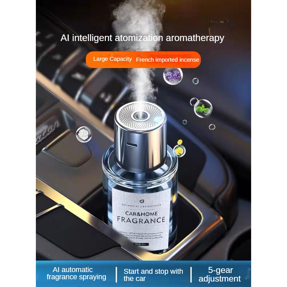 Car Aroma Air Freshener Diffuser Humidifier Essential Oil Aromatherapy ...