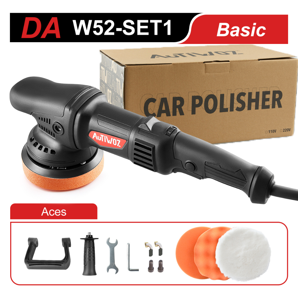 BATOCA Dual Action Polisher/Auto Buffers and Polishers/da Buffer for Car Detailing/5 Inches and ...