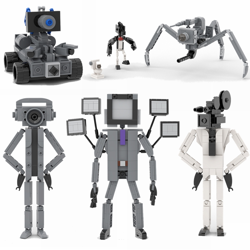 Skibidi toilet Game Model Titan Radioman/Scientist Cameraman/Cameraman ...