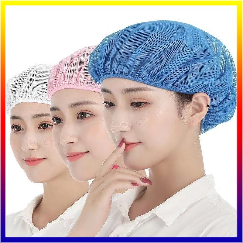 Factory Breathable Hair Set Clean Net Hat Work Hat Food Hat Workshop ...