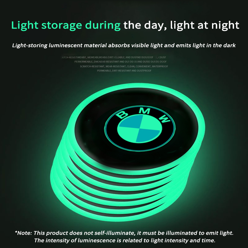 BMW Car Reflective Stickers Luminous Warning Stickers Glass Luminous ...