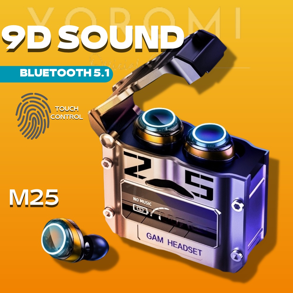 2023 NEW TWS M25 bluetooth earphone 5.3 Waterproof Wireless Headphone ...