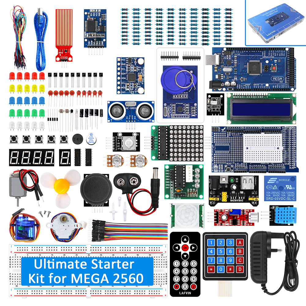 LAFVIN MEGA 2560 Project Ultimate Starter Kit for Arduino Mega2560 with ...