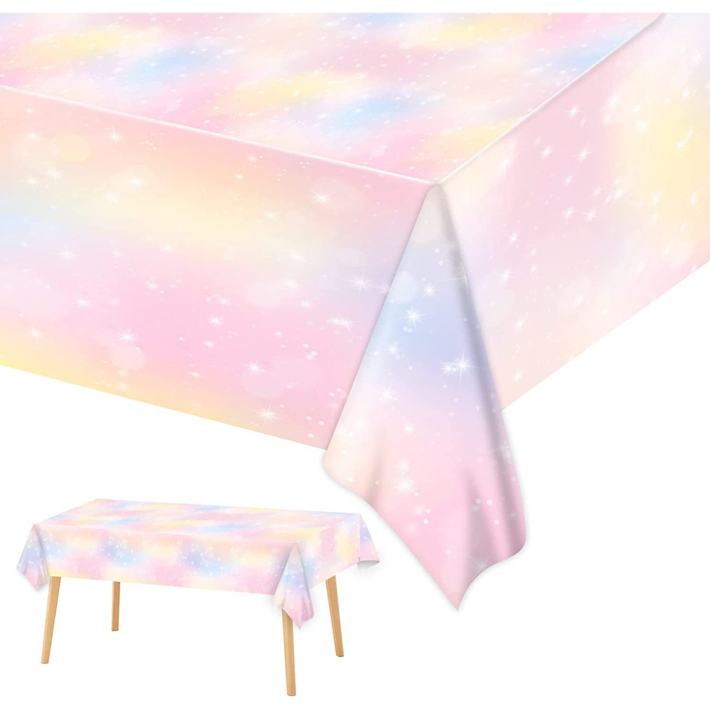 274*137CM Gradient Starry Sky Tablecloth High-quality Star Disposable ...