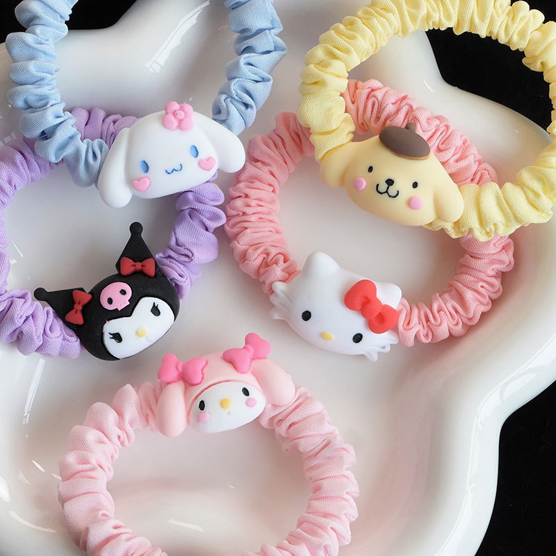 Korean Style Hair Band Simple Hair Ring Fashion Hair Hoop Ponytails ...