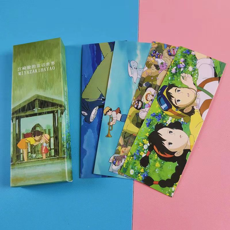 30Pcs Anime Bookmark Set Creative Anime Boxed Bookmark Paper Art ...