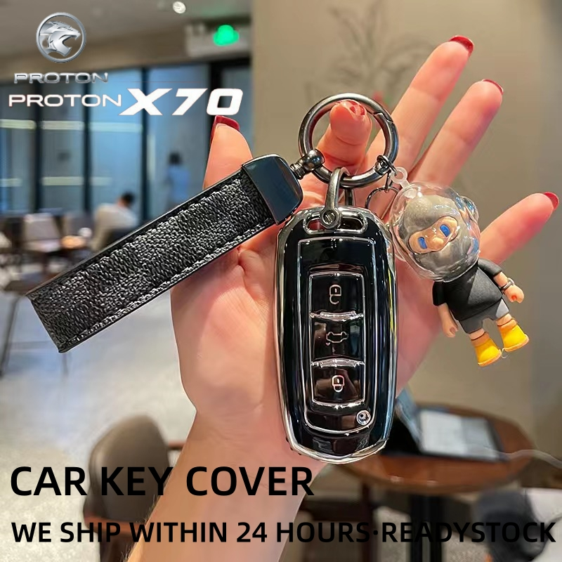 Proton X70 key cover Chrome Reflection TPU Car Key Cover Key Fob Case ...