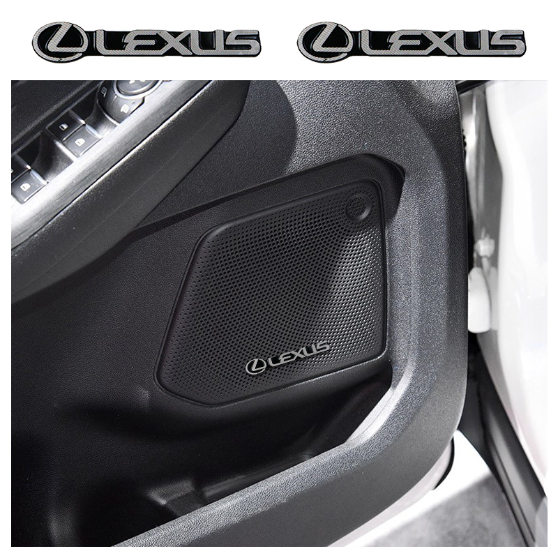 Silver Aluminum Car Audio Stickers 3d Logo Car Door Panel Inner Pull ...